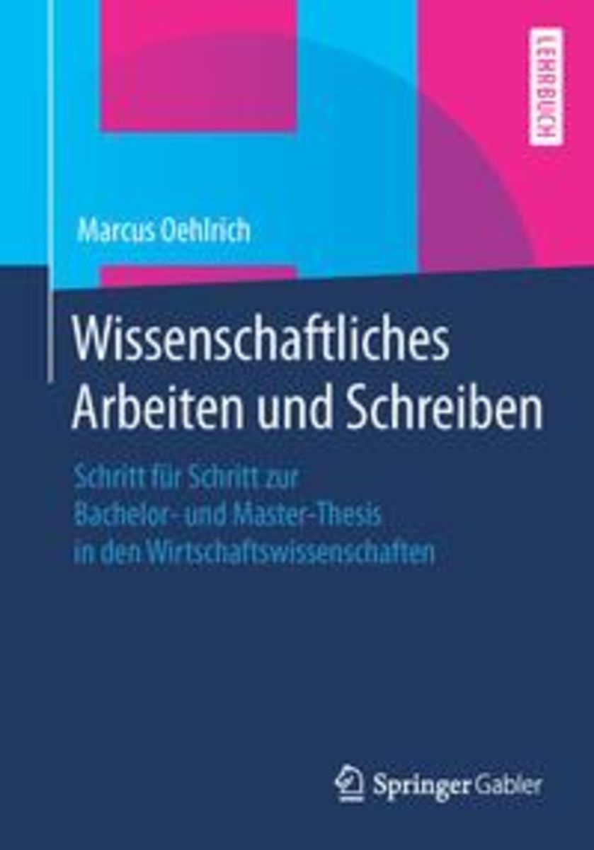 'Wissenschaftliches Arbeiten und Schreiben' von 'Marcus Oehlrich' - eBook