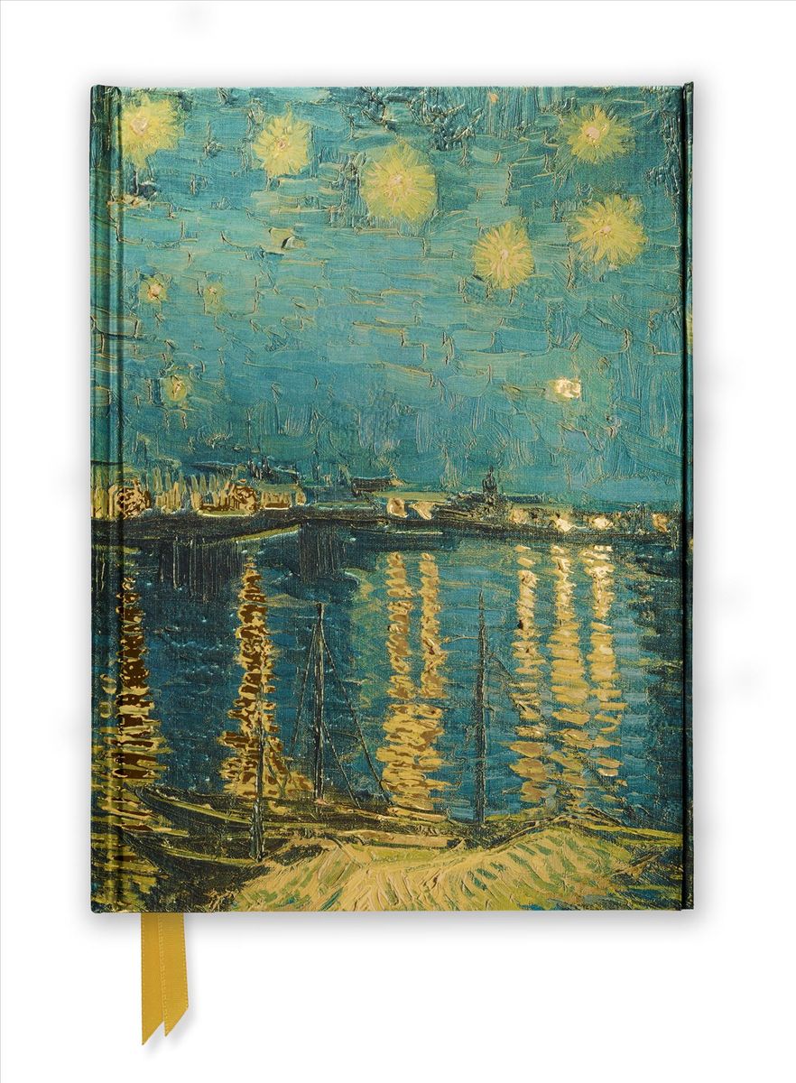 Van Gogh: Starry Night Over the Rhône (Foiled Journal) von Flame Tree ...