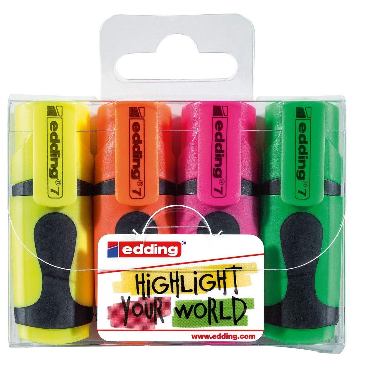 Edding Textmarker mini highlighter, 1-3mm, 4er Set - Weiterführende ...