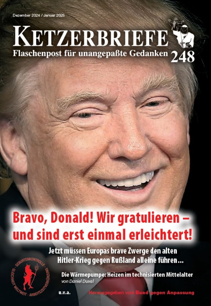 "Bravo, Donald! Wir gratulieren – und sind erst einmal erleichtert ...