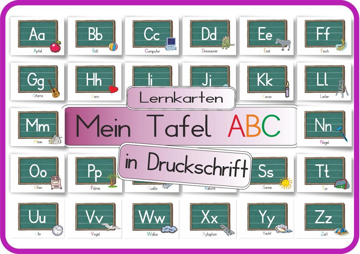 "Mein Tafel ABC in Druckschrift" online kaufen