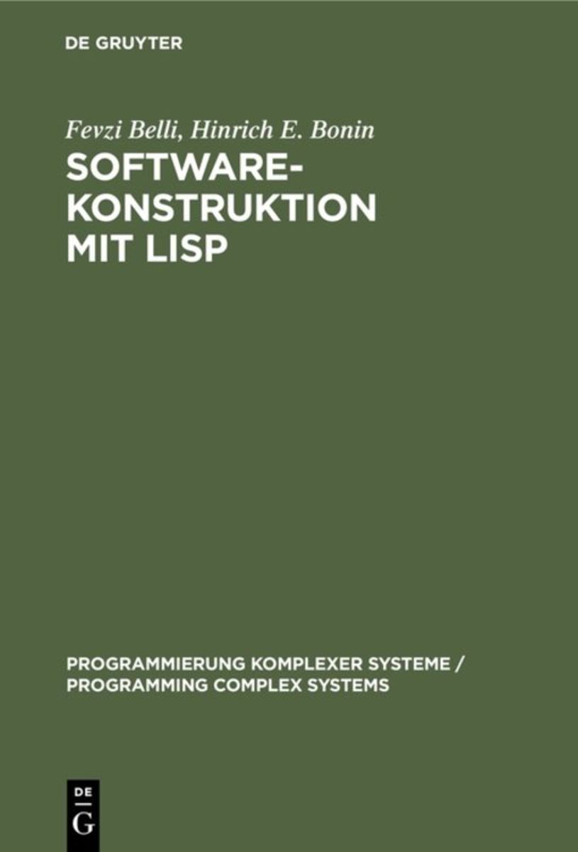 "Software-Konstruktion mit LISP" online kaufen