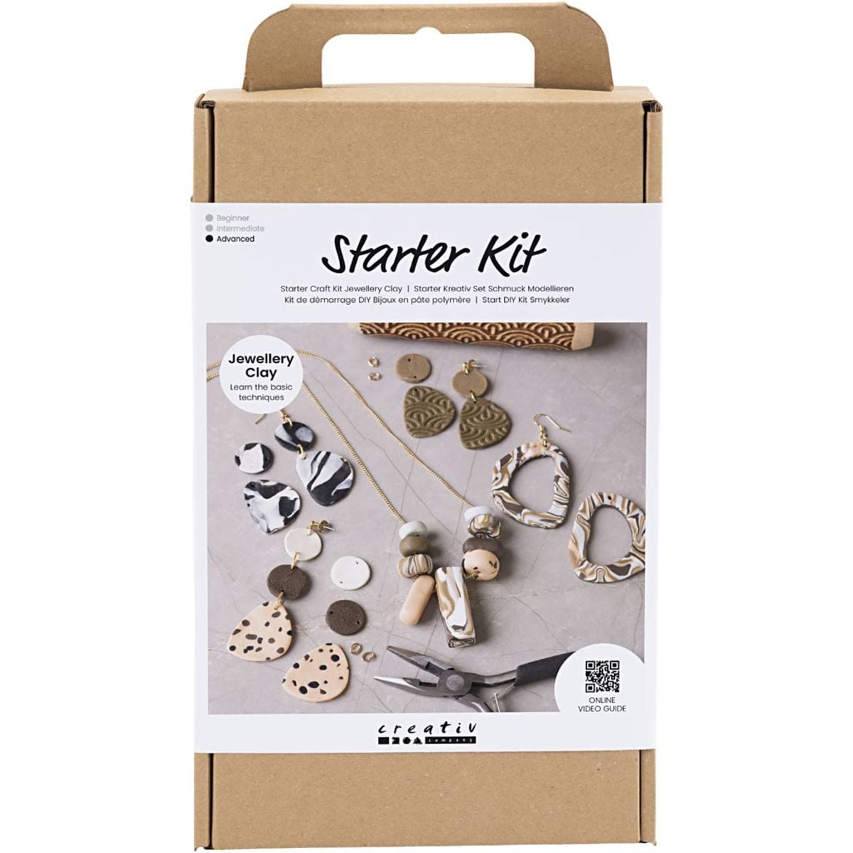 Creativ Company DIY Sets Modellieren Starter Kreativ Set Schmuck ...