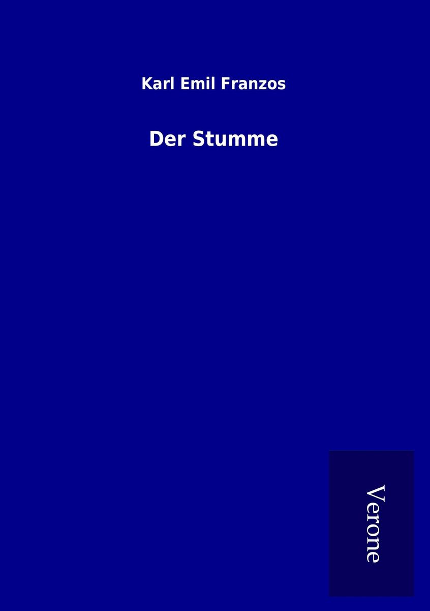 'Der Stumme' von 'Karl Emil Franzos' - Buch