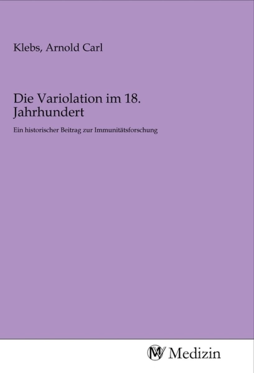 'Die Variolation im 18. Jahrhundert' von '' - Buch - '978-3-96875-676-9'