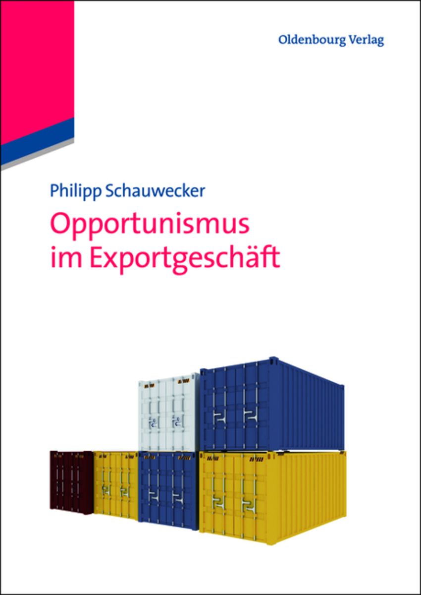 "Opportunismus im Exportgeschäft" online kaufen