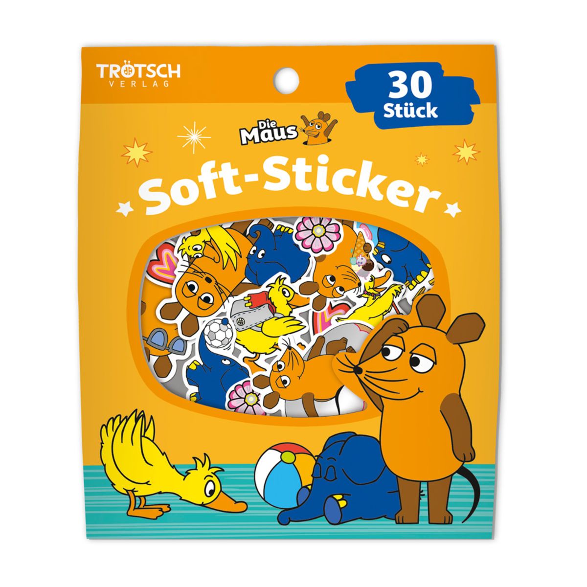 Trötsch Die Maus Soft-Sticker - Sticker - 4251901507648 | Thalia