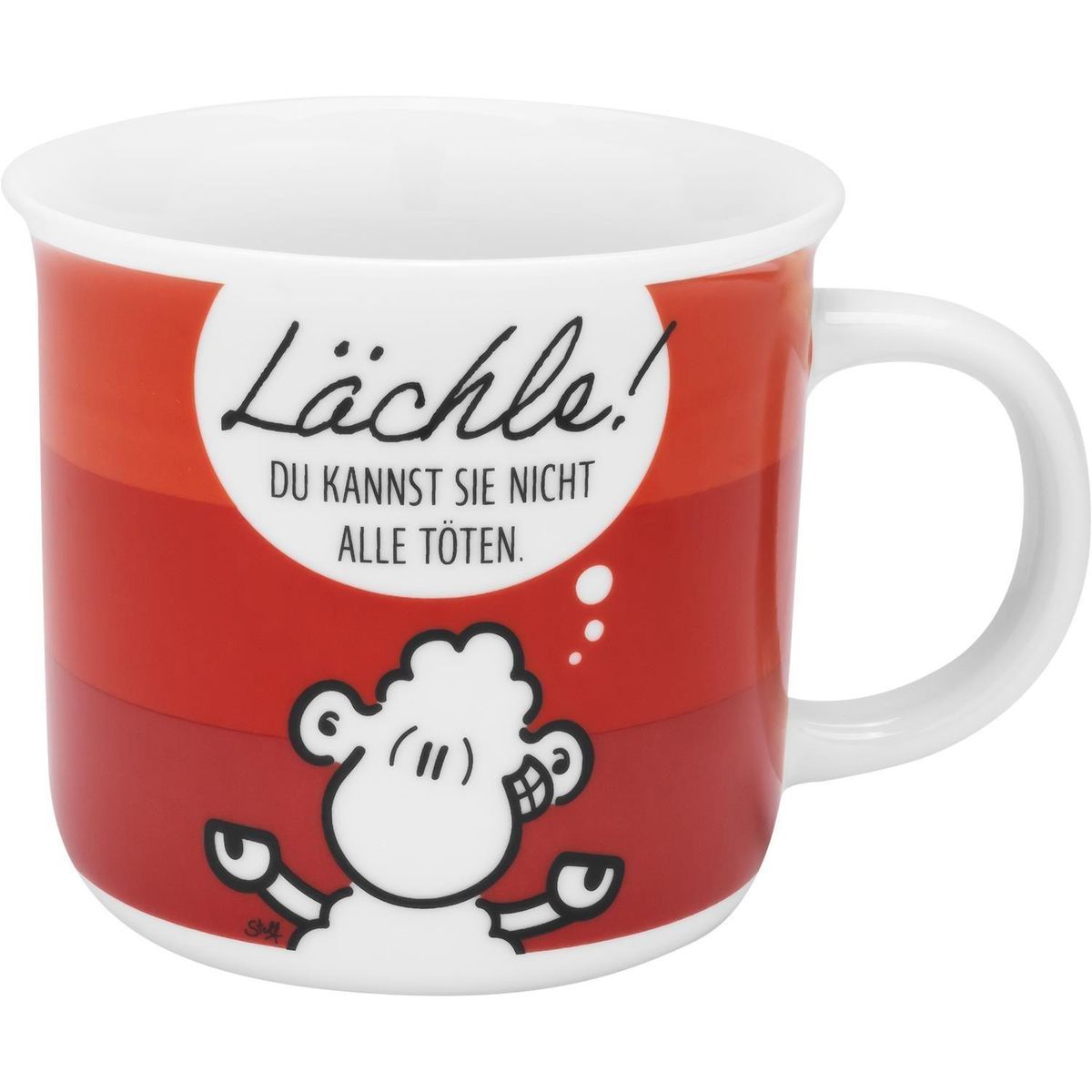 'Sheepworld Tasse mit Motiv Lächle - Lieblingstasse in Geschenkbox ...