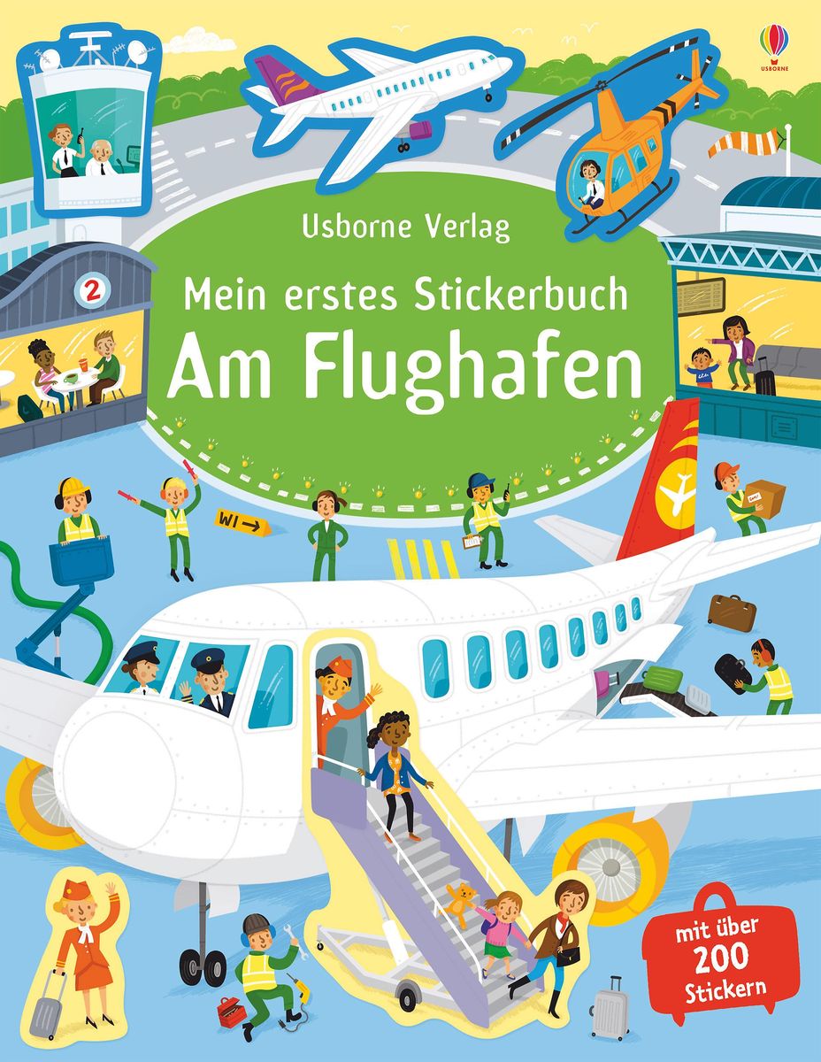 Mein erstes Stickerbuch: Am Flughafen von Sam Smith - Buch | Thalia