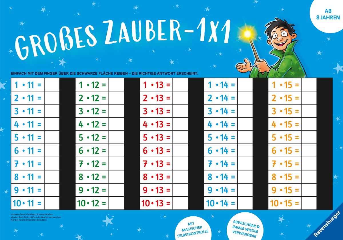 Zaubertafel: Großes Zauber-1x1 - Mathematik Schulbuch - 978-3-473-41585 ...