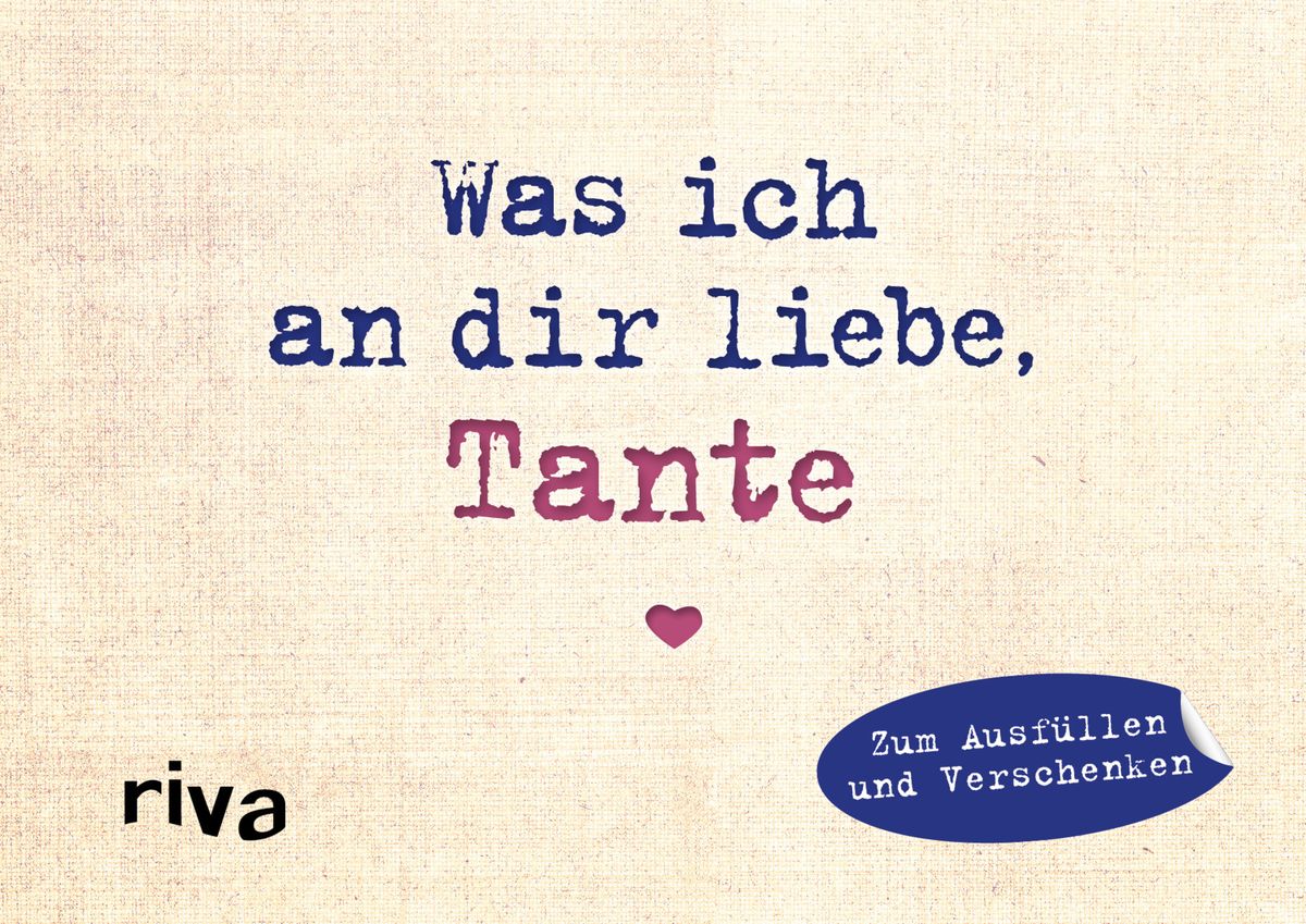 "Was ich an dir liebe, Tante – Miniversion" online kaufen
