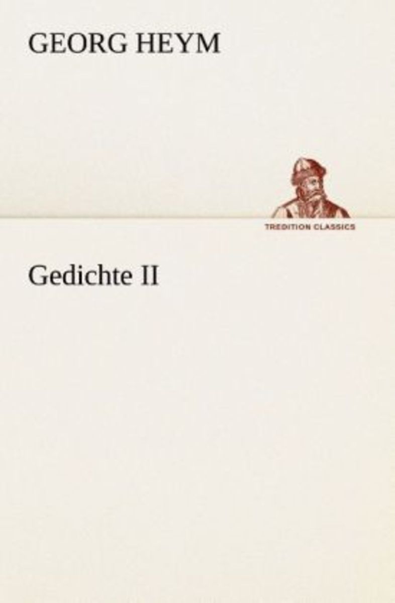 'Gedichte II' von 'Georg Heym' - Buch - '978-3-8495-3037-2'