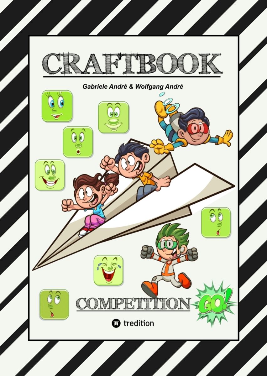 "Craftbook - Special Edition - 140 Seiten Lustige Ausmalmotive - Bastelspielanleitung ...