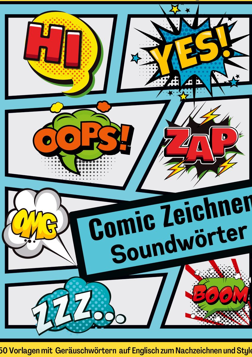 'Comic Zeichnen Lernen Geräuschwörter Soundwörter Ideenbuch und ...
