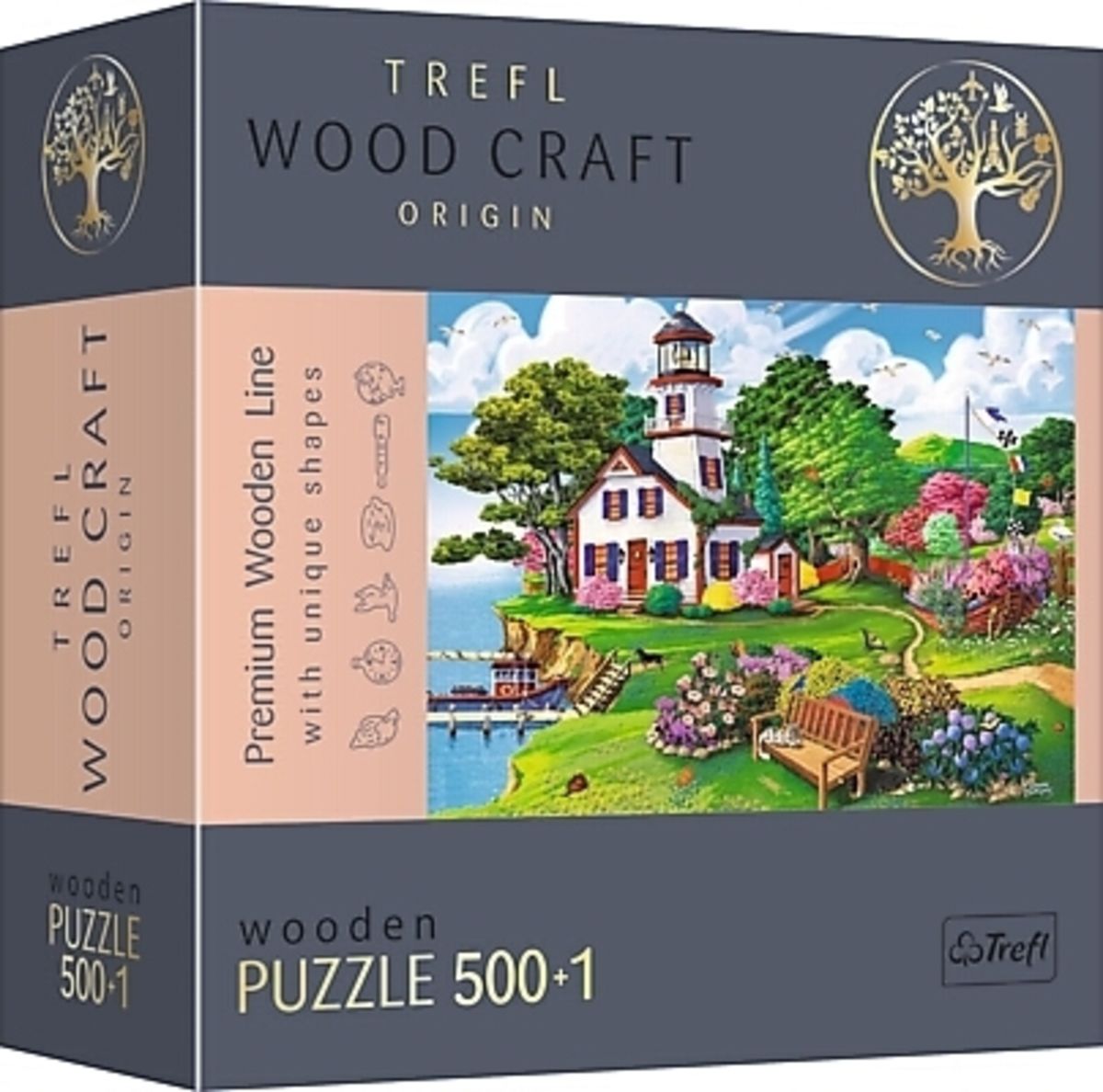 Trefl - Holzpuzzle 500+1 - Sommerhafen kaufen - Spielwaren | Thalia