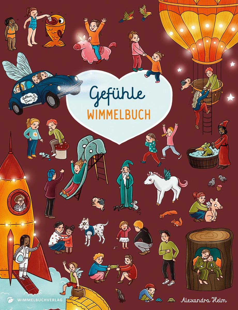 'Gefühle Wimmelbuch' von 'Alexandra Helm' - Buch - '978-3-948638-94-8'