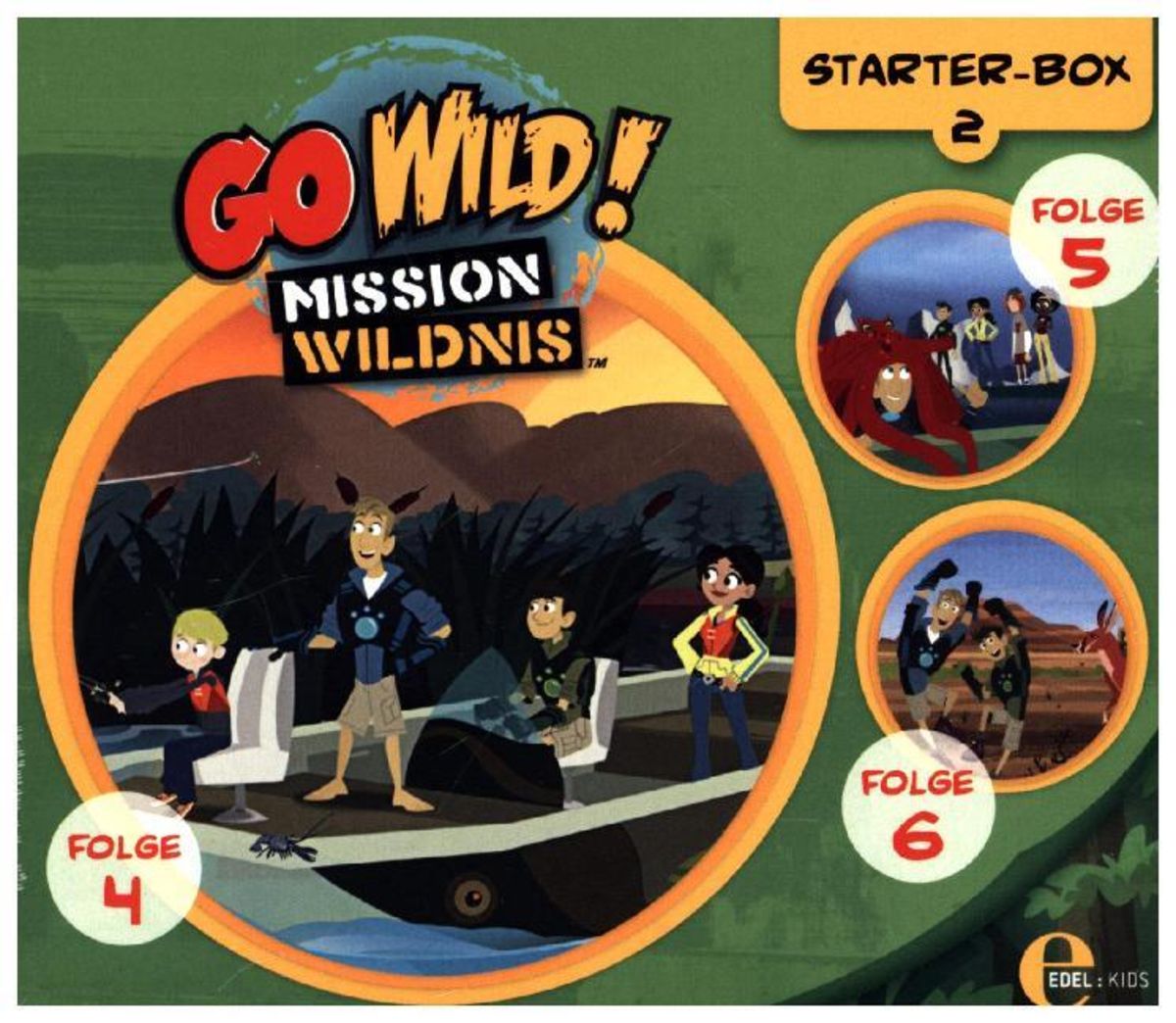 'Go Wild! - Mission Wildnis. Starter-Box 2/3 CDs' von '' - Hörbuch