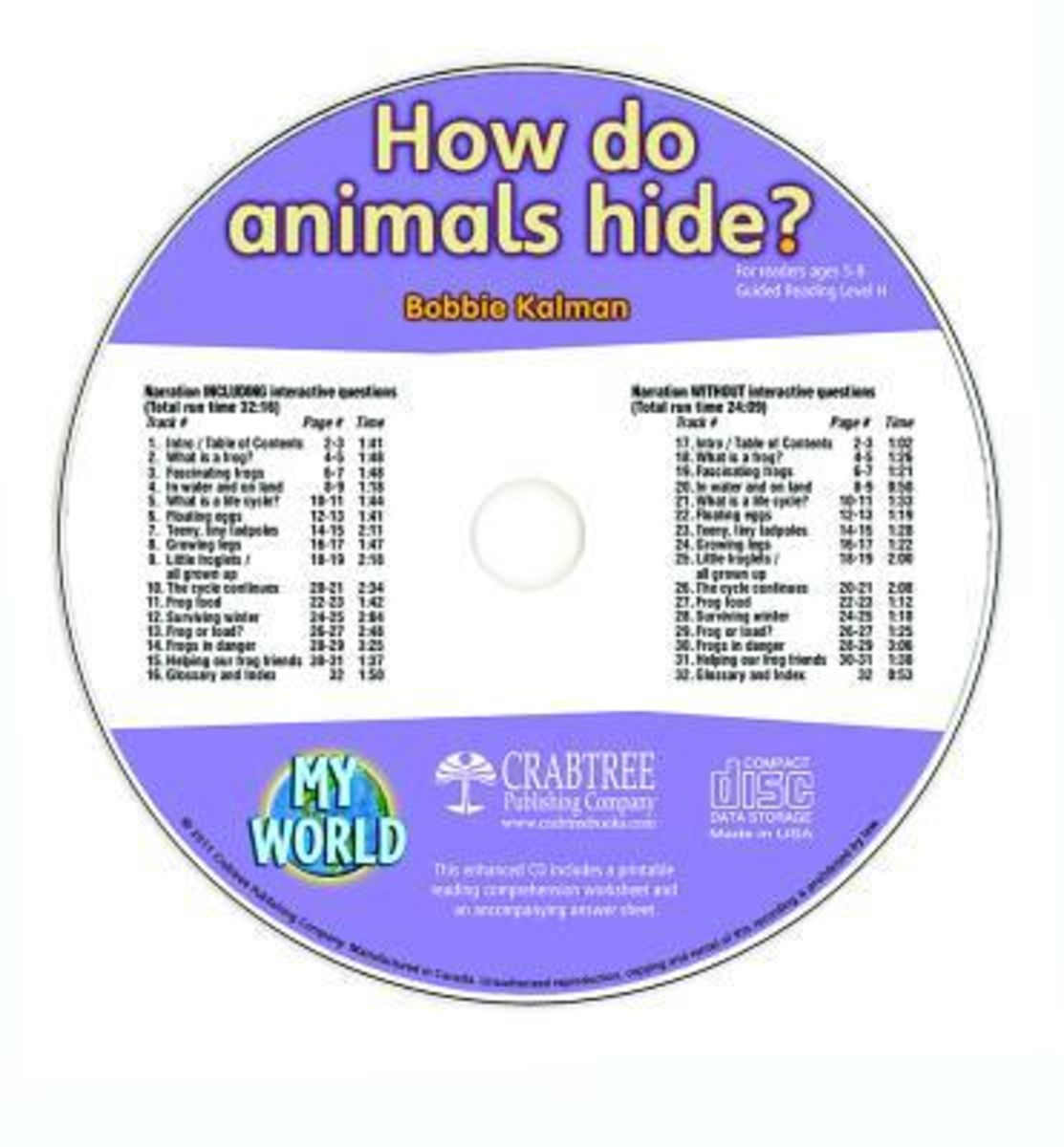 'How Do Animals Hide? - CD Only' - 'Nach Schulform' Schulbuch - '978-1 ...
