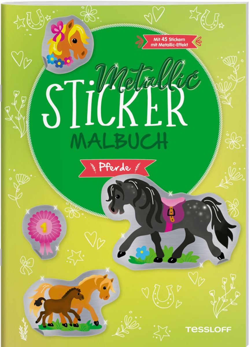 'Metallic-Sticker Malbuch. Pferde' von '' - Buch - '978-3-7886-4577-9'