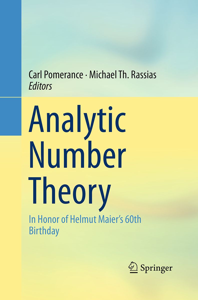 Analytic Number Theory - Taschenbuch - 978-3-319-35551-1 | Thalia