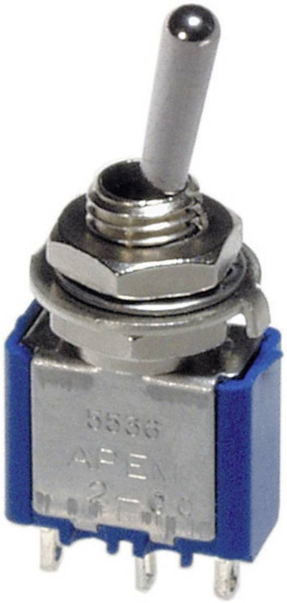 'APEM 5539A 5539A Kippschalter 250 V/AC 3A 1 x Ein/Aus/Ein rastend/0 ...