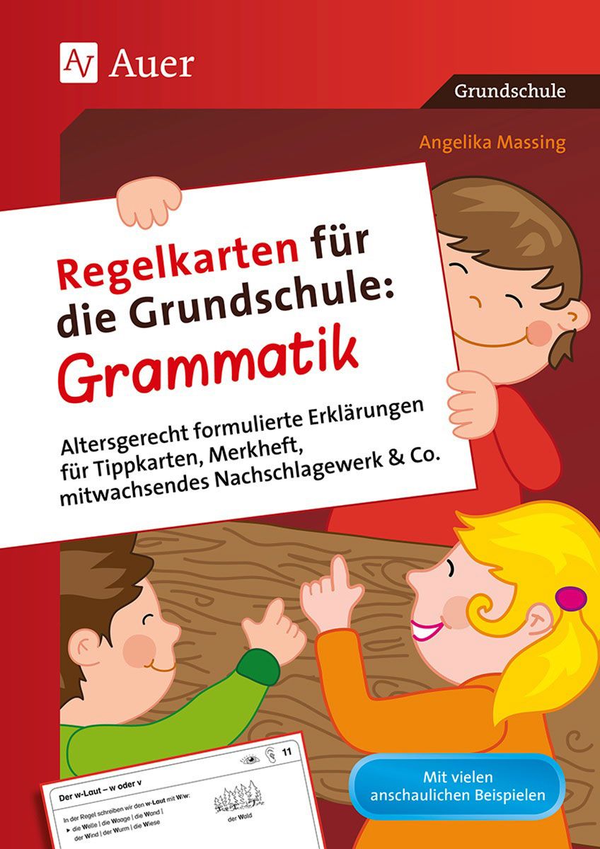 'Regelkarten für die Grundschule Grammatik' - 'Grundschule' Schulbuch ...