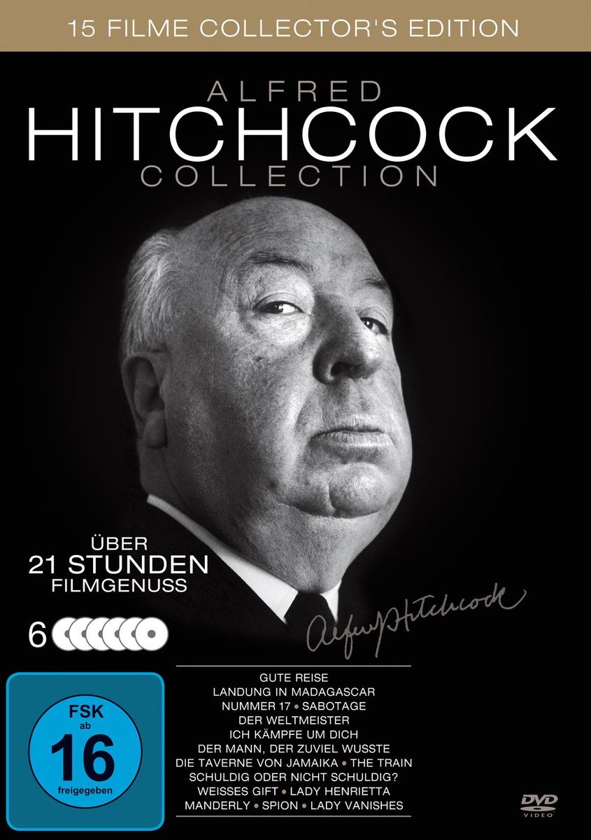 'Alfred Hitchcock Collection Collector's Edition [6 DVDs]' von 'Alfred ...