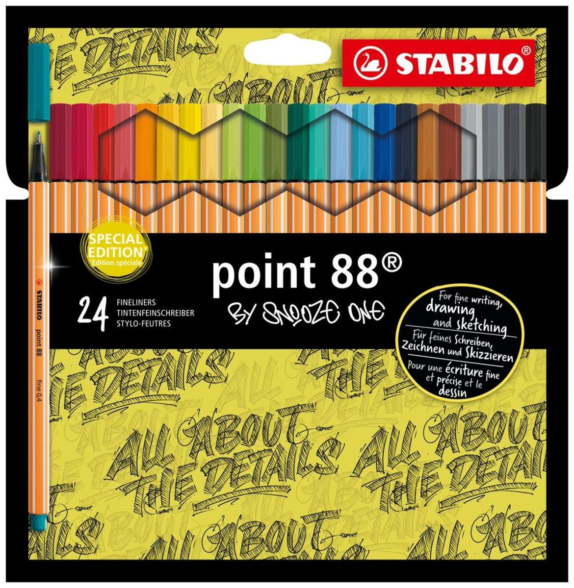 STABILO Fineliner point 88 Snooze One Edition 24er Set - Fineliner ...