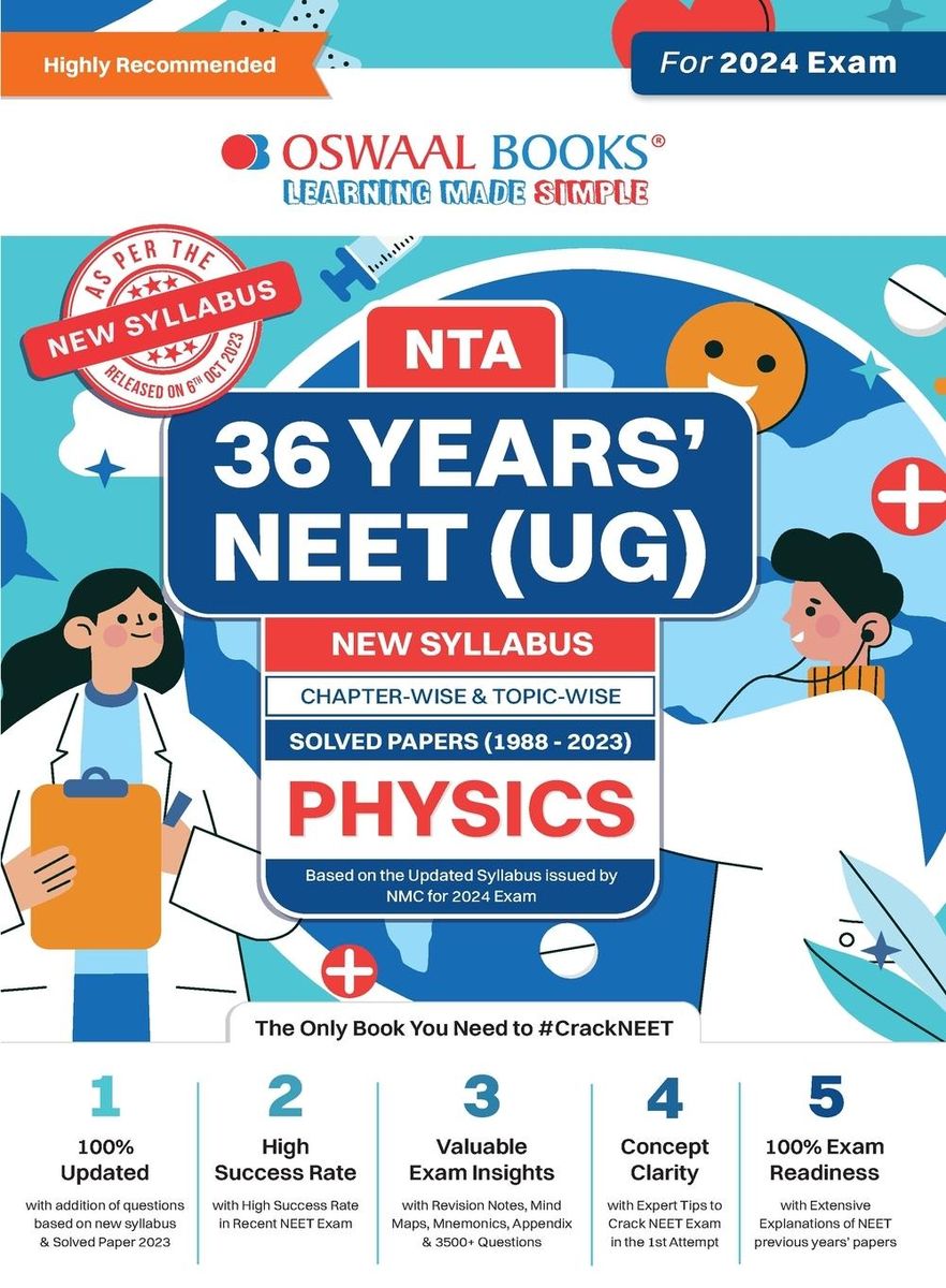 Oswaal NEET (UG) 36 Years Chapter-wise Topic-wise Solved Papers Physics ...