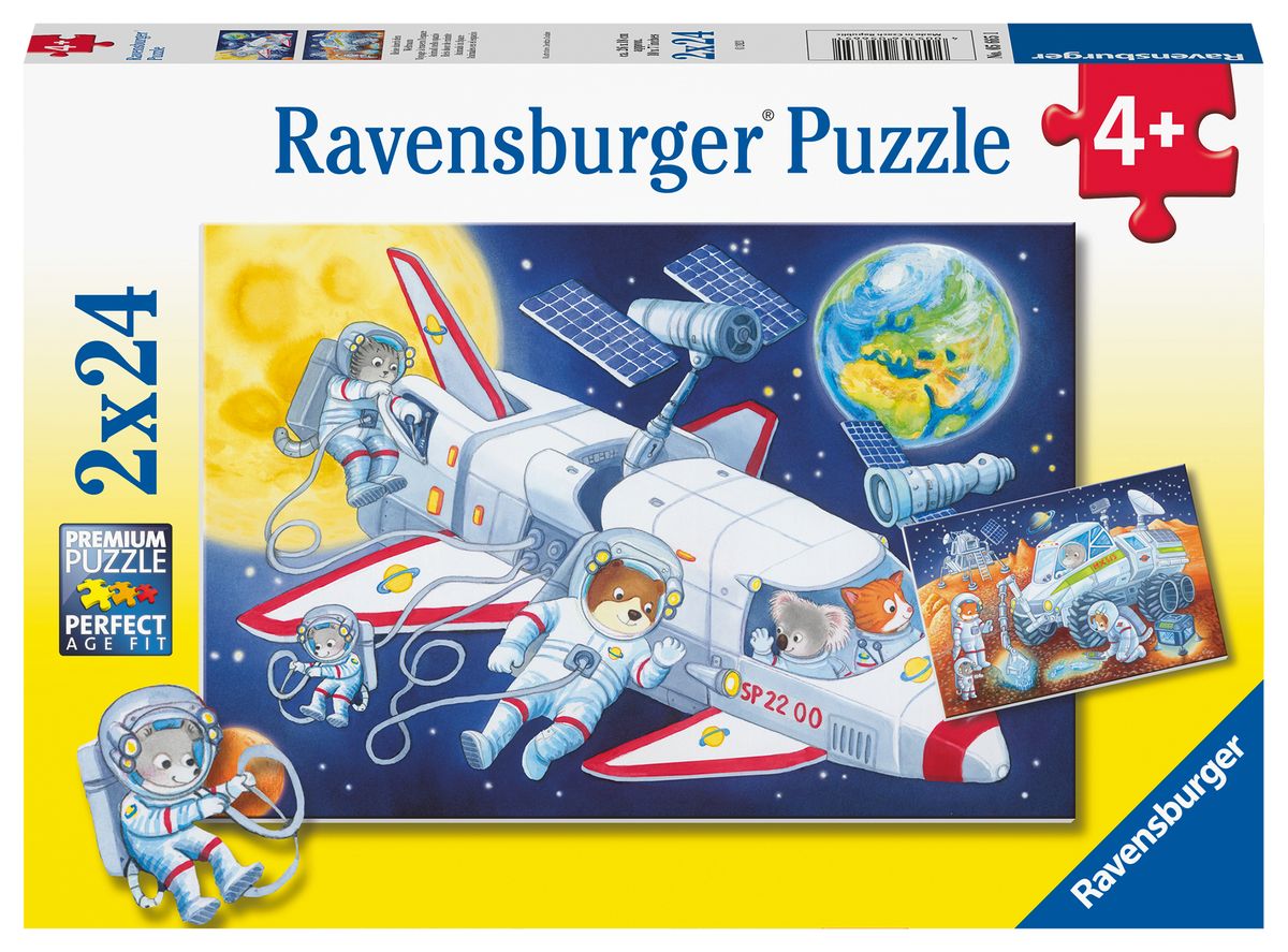 'Ravensburger 05665 - Reise durch den Weltraum, Kinderpuzzle mit Mini ...