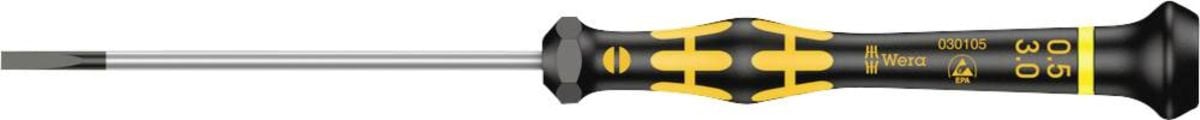 'Wera 1578A ESD Schlitz-Schraubendreher Klingenbreite: 3mm Klingenlänge: 80mm online bestellen