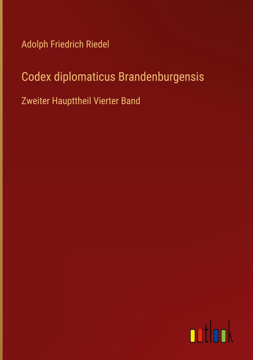 "Codex diplomaticus Brandenburgensis" online kaufen