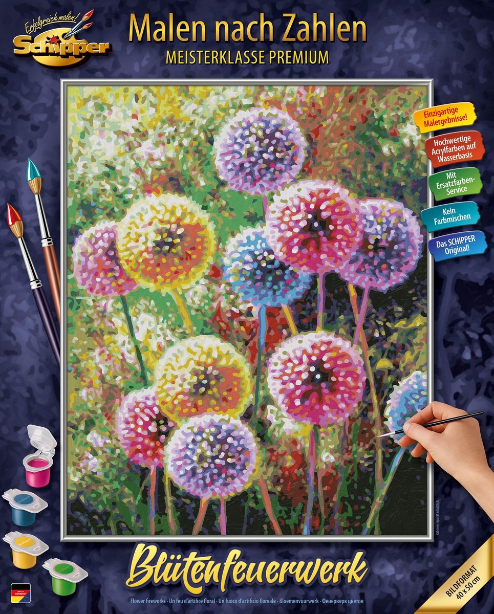 Schipper Malen-nach-Zahlen - Meisterklasse - Premium - Blütenfeuerwerk kaufen - Spielwaren | Thalia