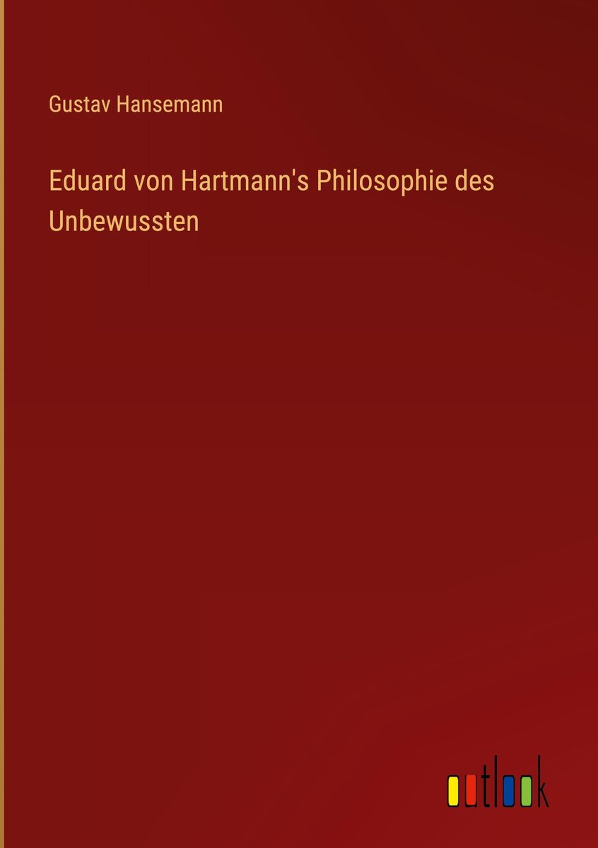 "Eduard von Hartmann's Philosophie des Unbewussten" online kaufen
