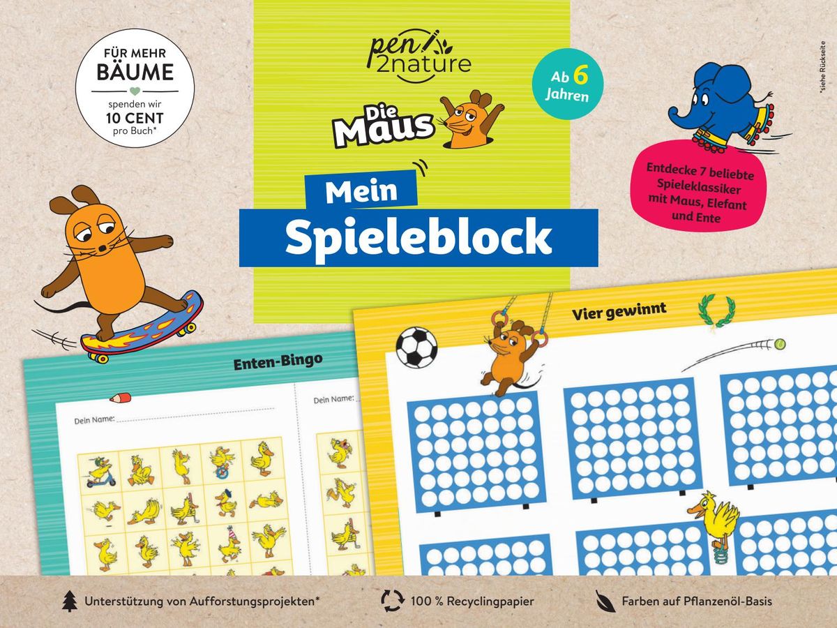 "Die Maus - Mein Spieleblock" online kaufen
