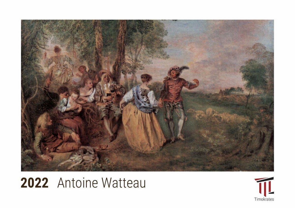 'Antoine Watteau 2022 - Timokrates Kalender, Tischkalender ...