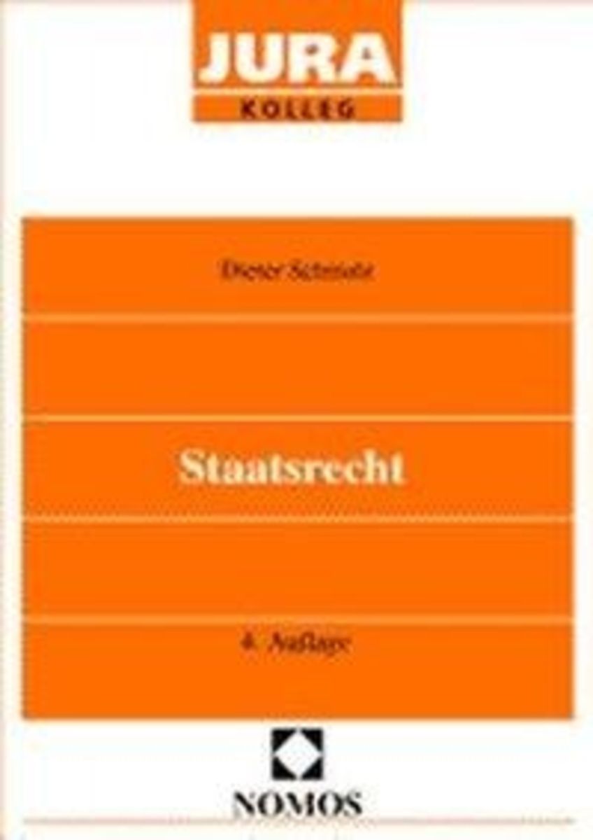 'Staatsrecht' von 'Dieter Schmalz' - Buch - '978-3-7890-6801-0'
