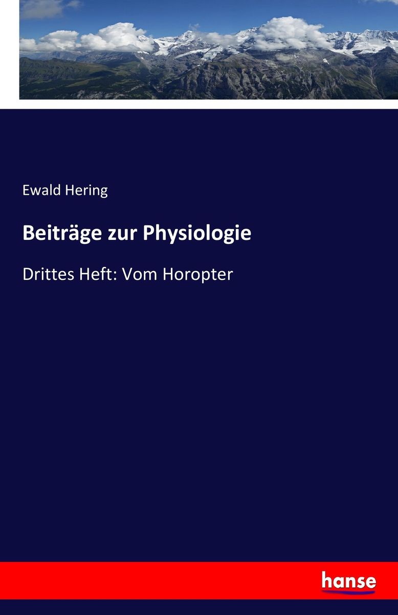 "Beiträge zur Physiologie" online kaufen