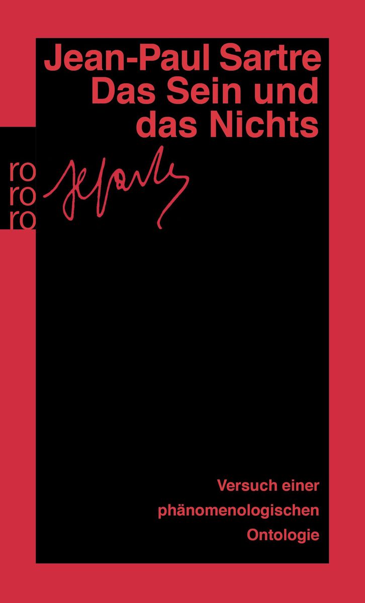 'Das Sein und das Nichts' von 'Jean Paul Sartre' - Buch - '978-3-499 ...