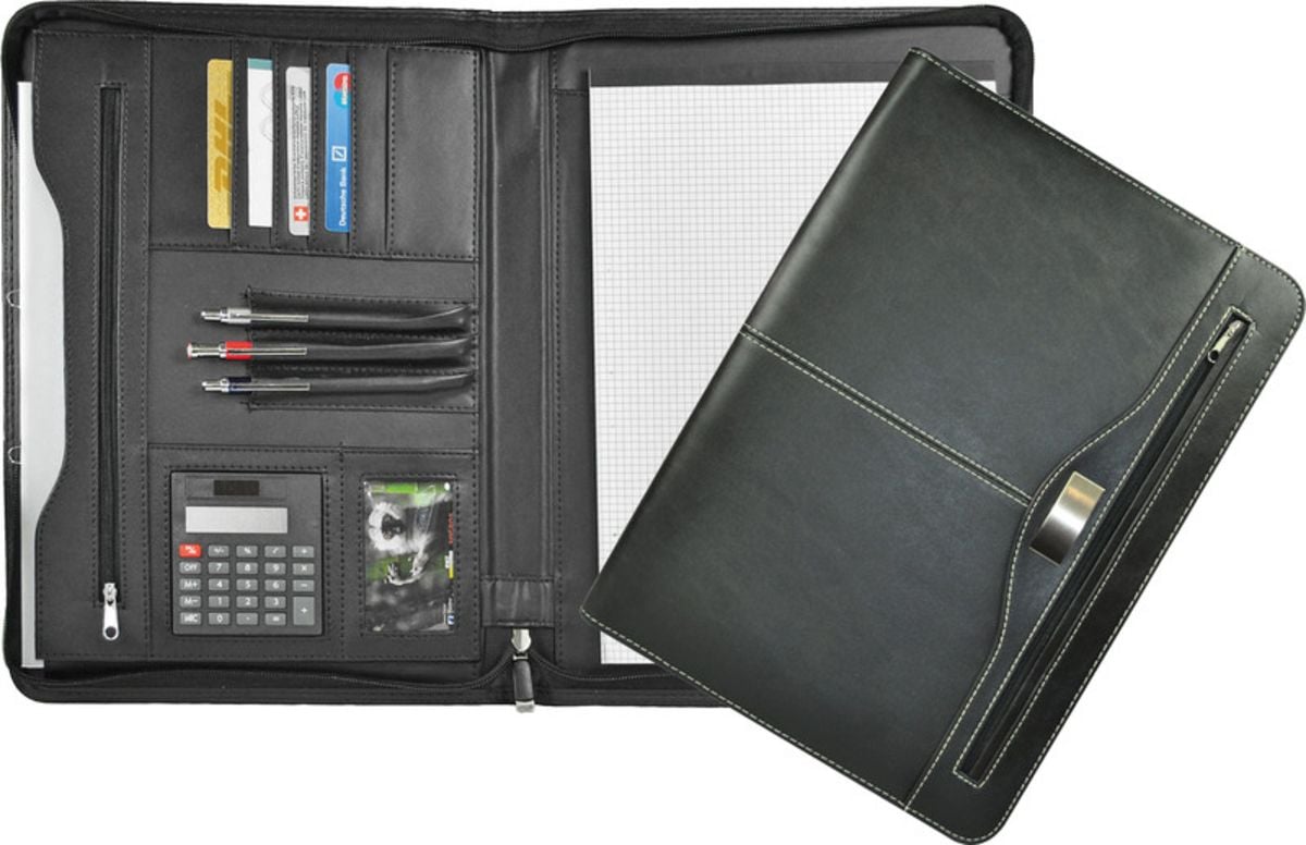 Schreibmappe Vermonti A4, schwarz