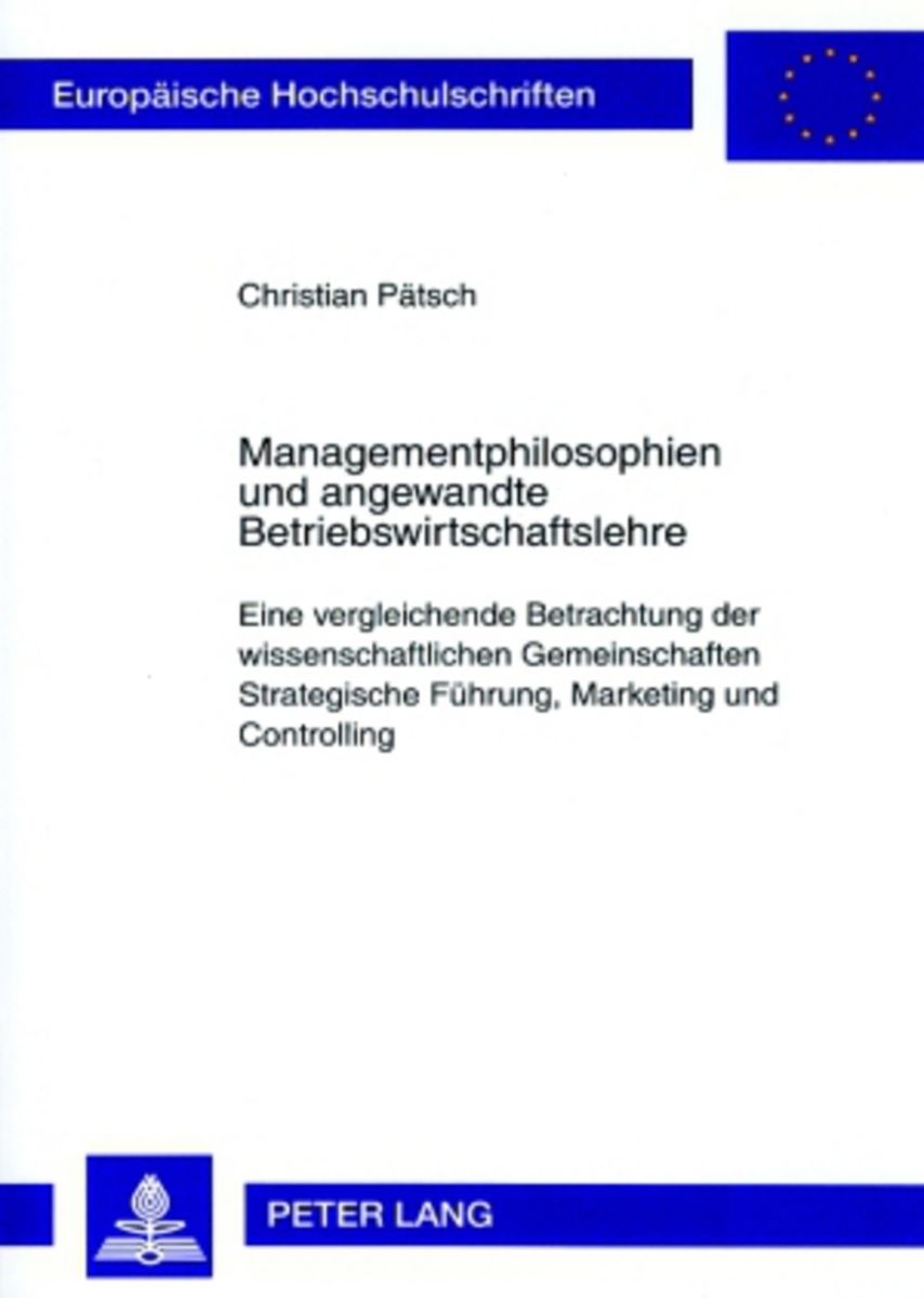 "Managementphilosophien und angewandte Betriebswirtschaftslehre" online ...