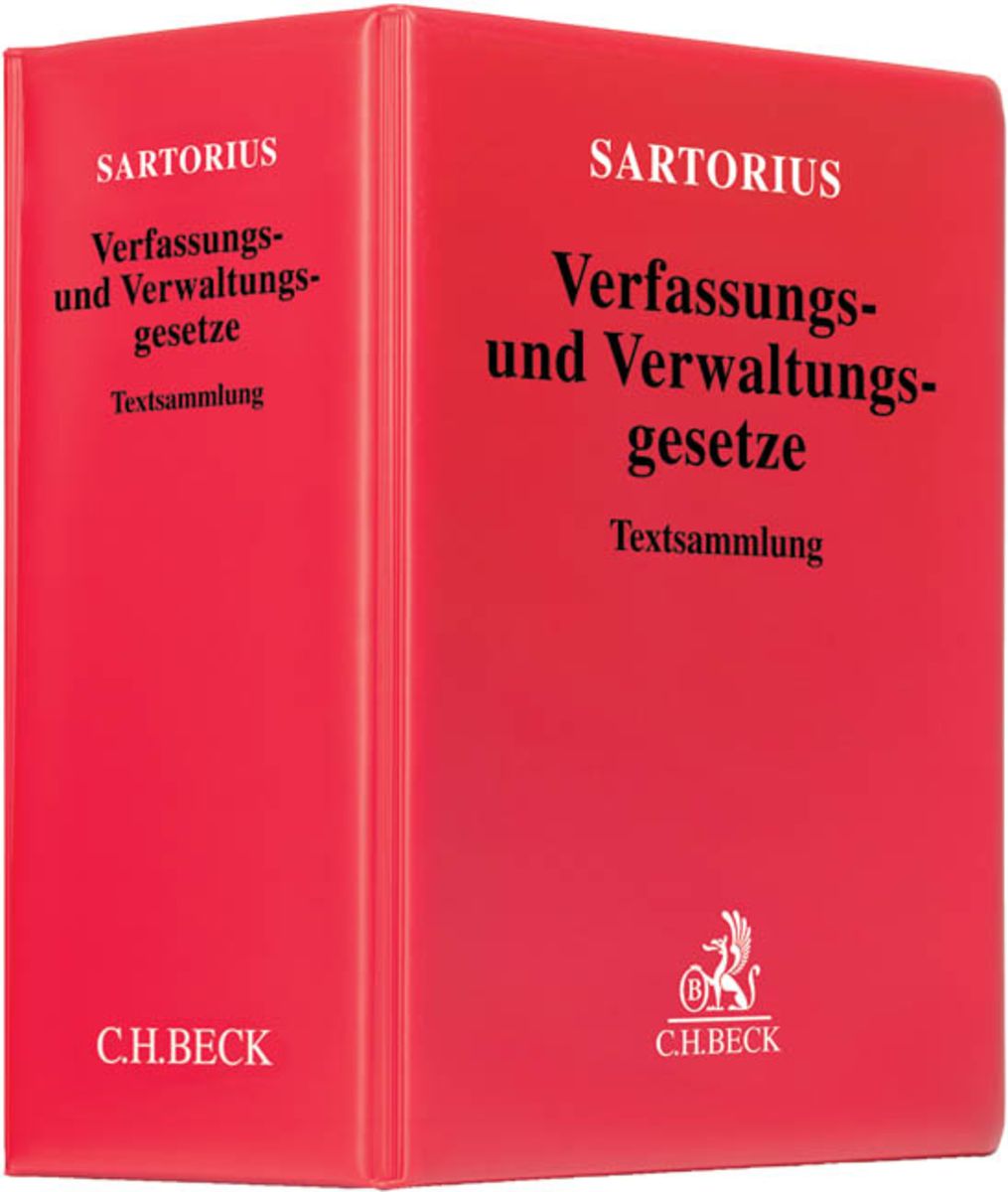 'Verfassungs- und Verwaltungsgesetze' von 'Carl Sartorius' - Buch ...