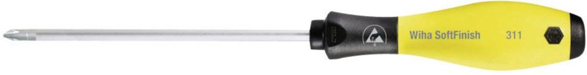 'Wiha 08185 ESD Kreuzschlitz-Schraubendreher PH 1 Klingenlänge: 80mm ...