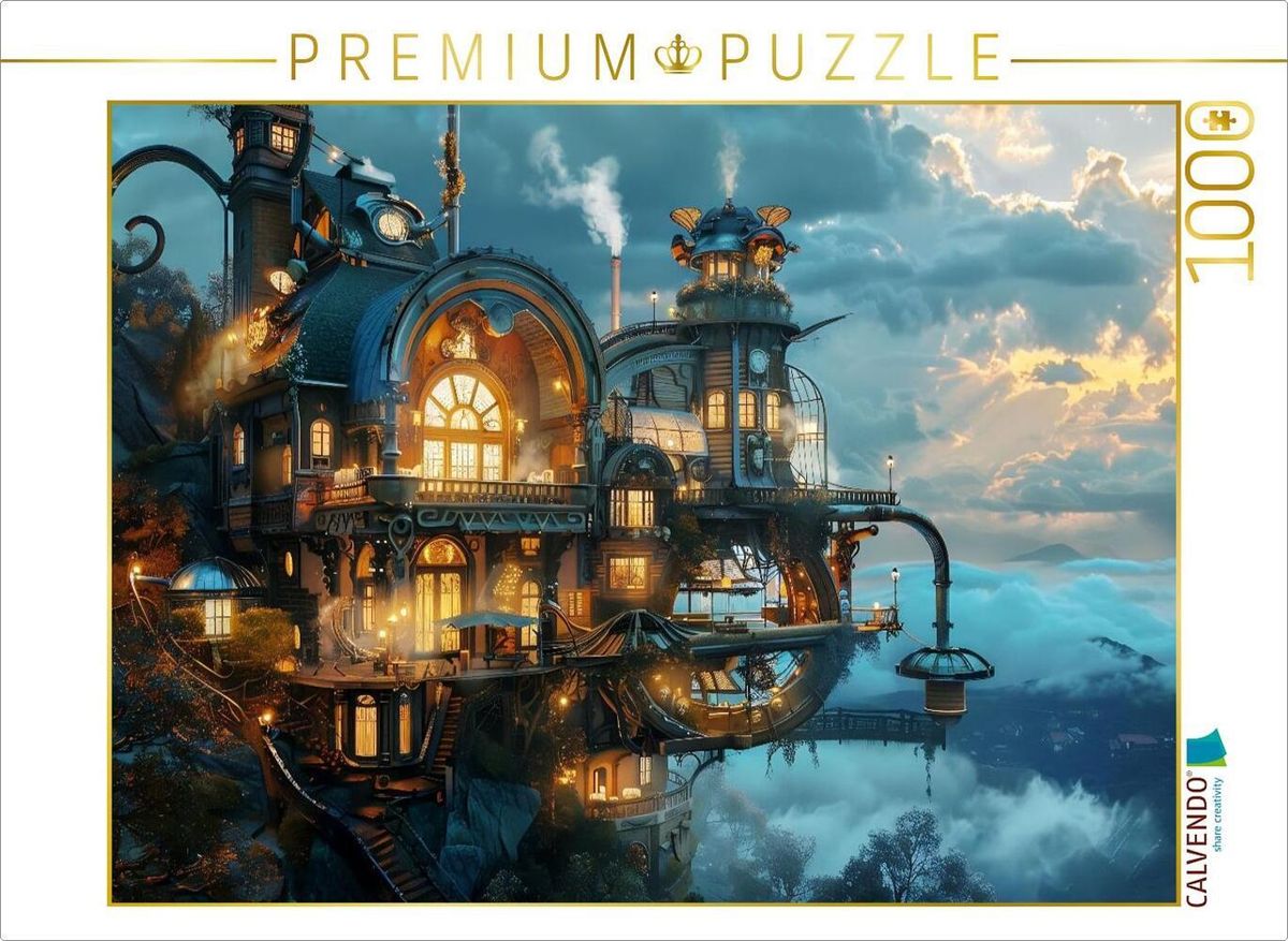 CALVENDO Puzzle Ein Motiv aus dem Kalender "Steampunk Domizile" | 1000 ...