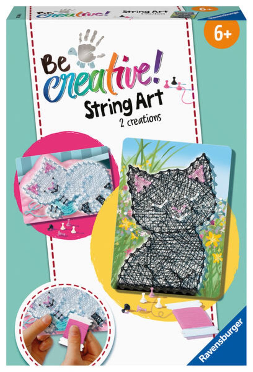 'Ravensburger 18246 - BeCreative! String Art Cats, Katzen Fadenbilder ...