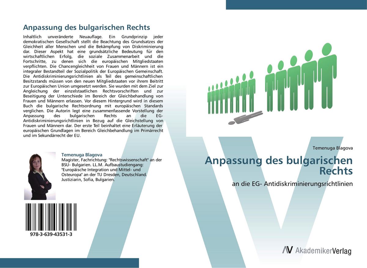 'Anpassung des bulgarischen Rechts' von 'Temenuga Blagova' - Buch ...