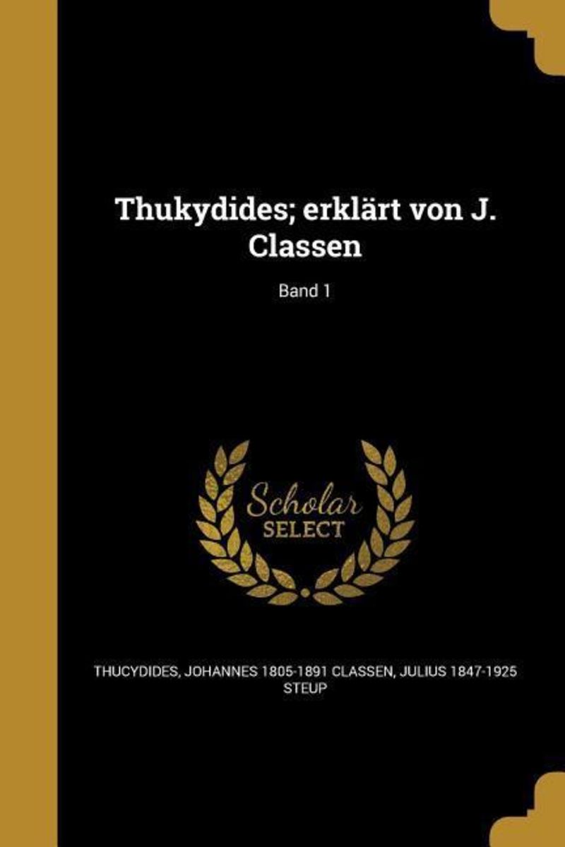 "Thukydides; erklärt von J. Classen; Band 1" online kaufen