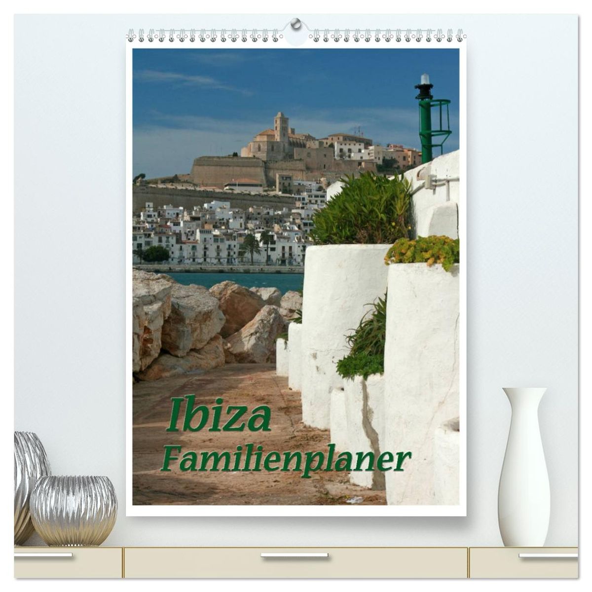 'Ibiza / Familienplaner (hochwertiger Premium Wandkalender 2025 DIN A2 ...