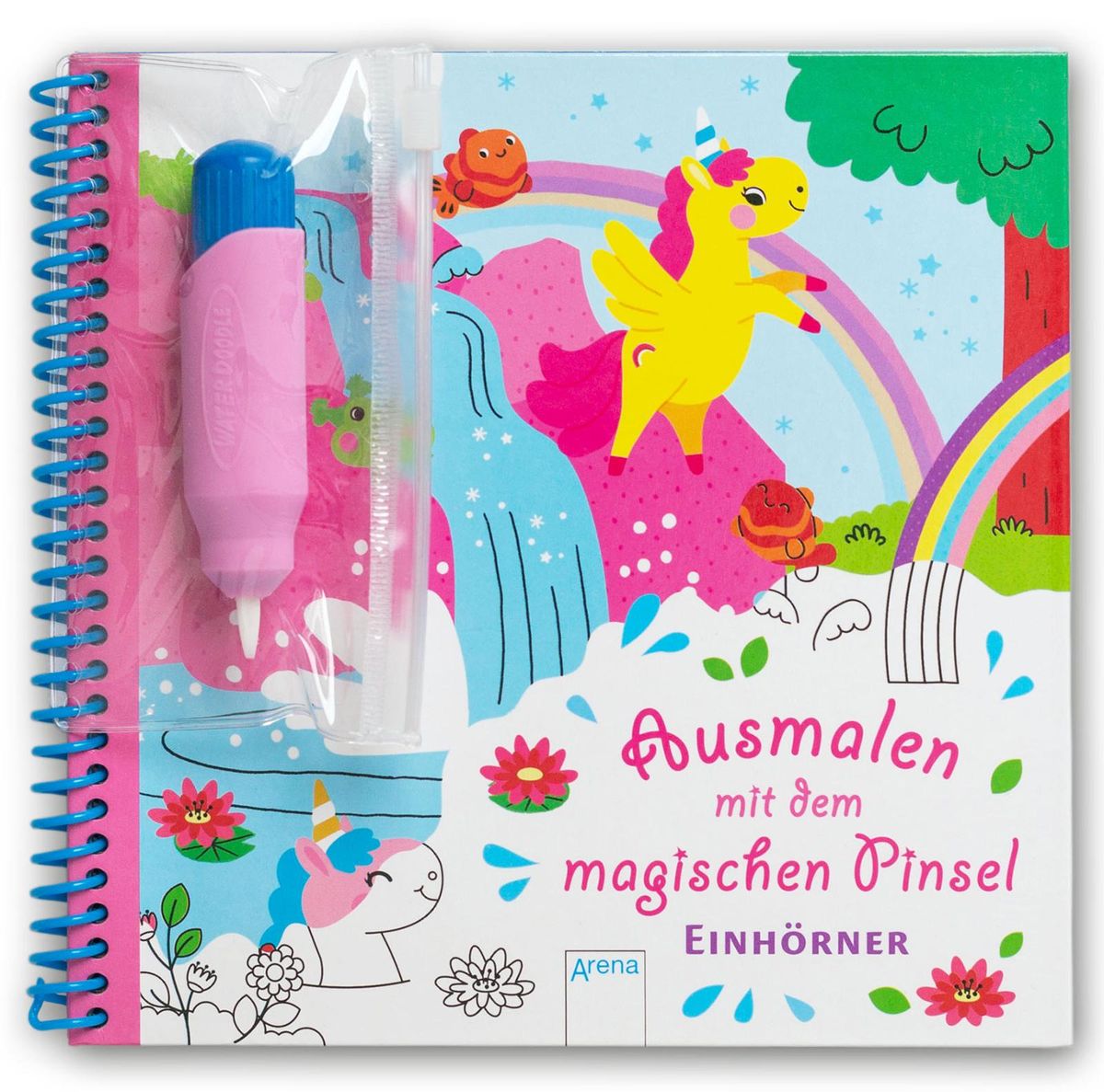 'Ausmalen mit dem magischen Pinsel. Einhörner' von '' - Buch - '978-3 ...