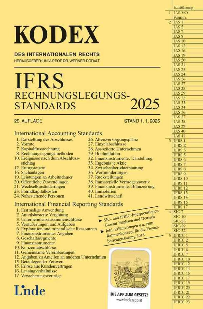 "KODEX IFRS - Rechnungslegungsstandards 2025" online kaufen